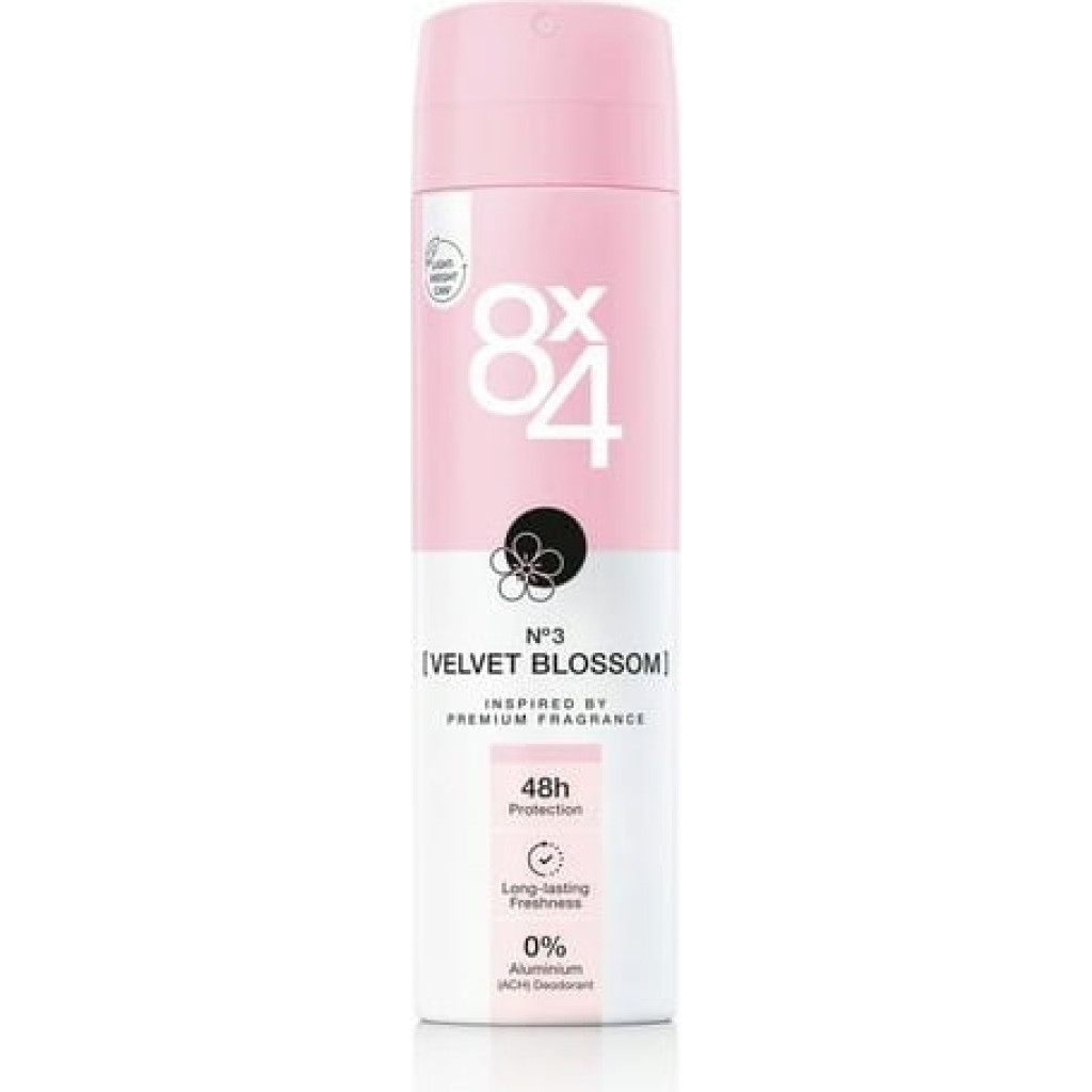 8X4 Deo Spray No3 Velvet Blossom | Edelweiss Imports