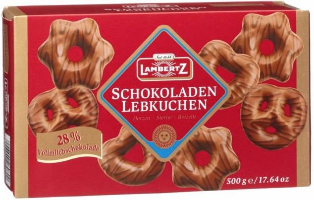 Lambertz Milk Choc Lebk 500g | Edelweiss Imports