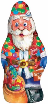 Friedel Choc Santa w Smarties | Edelweiss Imports