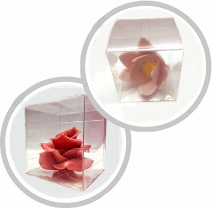Karila Chocolate Flower Cube | Edelweiss Imports